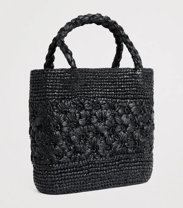 Rixo Raffia Milana Top-handle Bag