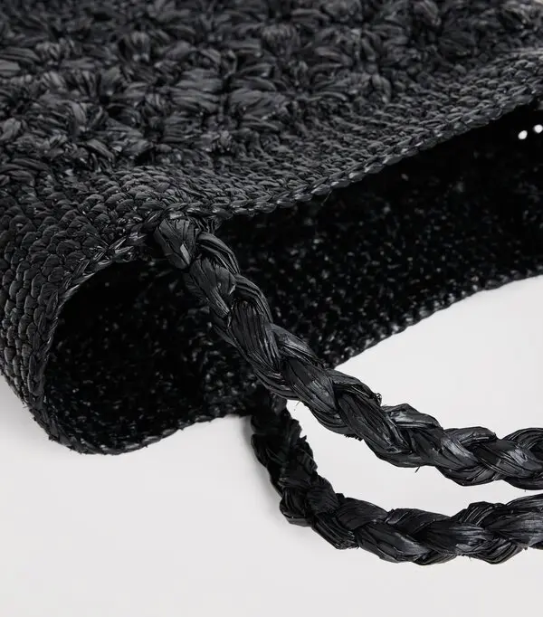 Rixo Raffia Milana Top-handle Bag