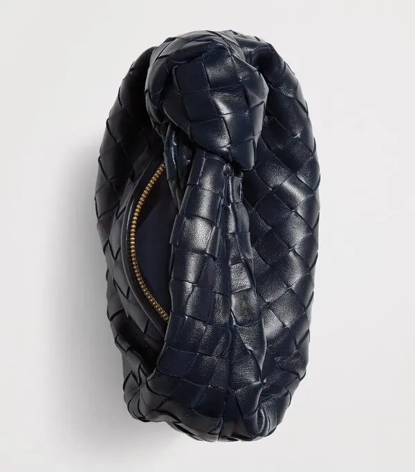 Bottega Veneta Mini Leather Jodie Bag - Blue