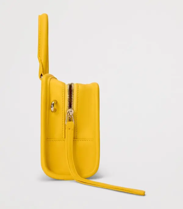 Loewe Mini Leather Amazona 180 Top-handle Bag - Yellow
