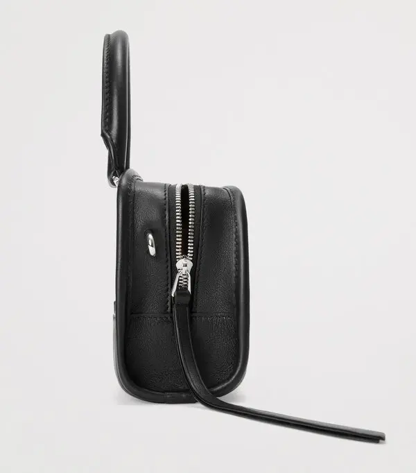 Loewe Mini Leather Amazona 180 Top-handle Bag - Black