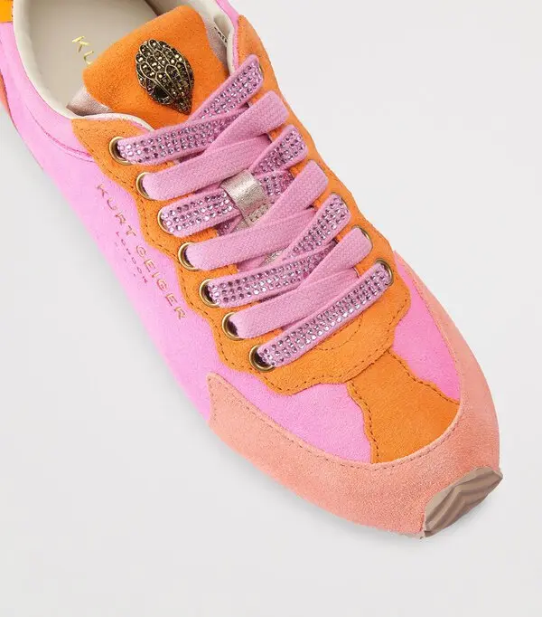 Kurt Geiger Suede Islington Sneakers - Pink