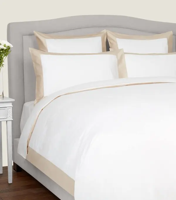 Frette Bold Super King Flat Sheet - Beige