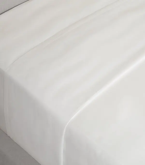 Frette Bold Super King Flat Sheet - Beige