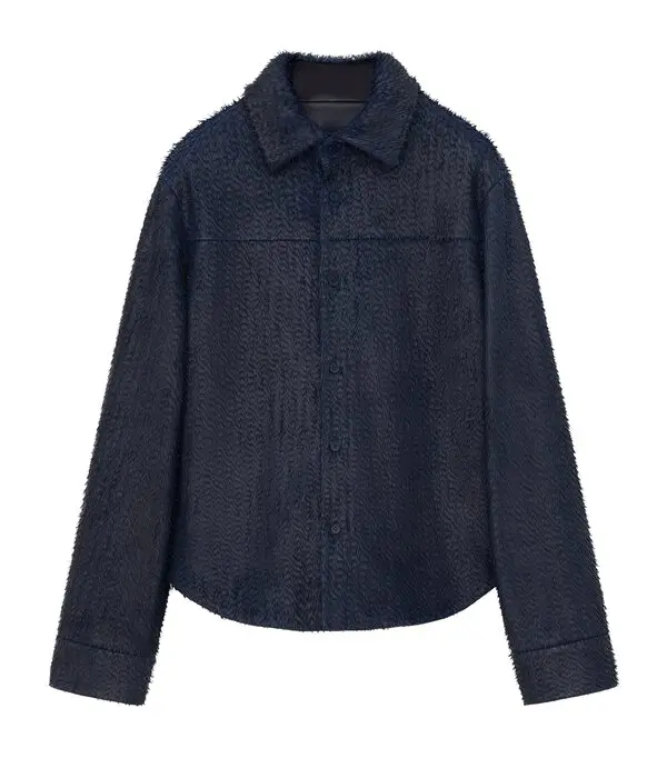 Loewe Lambskin Fringe Overshirt