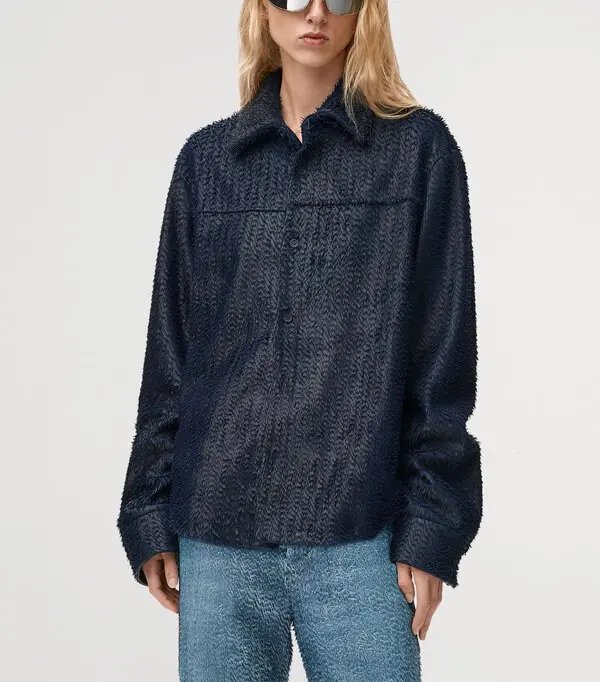 Loewe Lambskin Fringe Overshirt