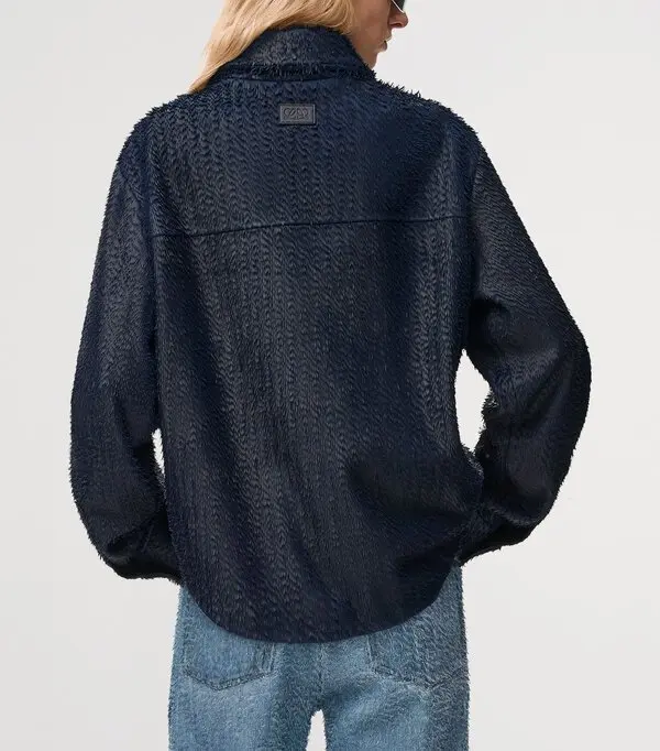 Loewe Lambskin Fringe Overshirt