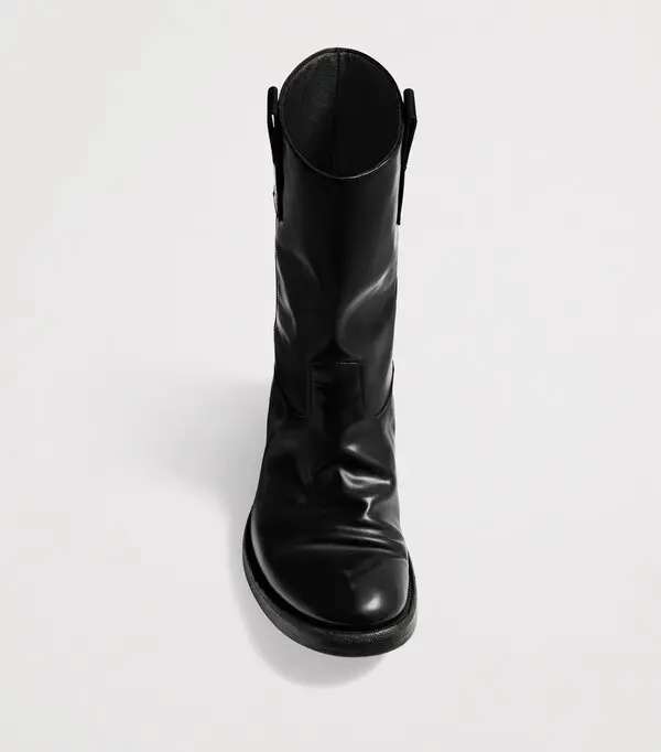Bottega Veneta Leather Slip-on Mid-calf Boots