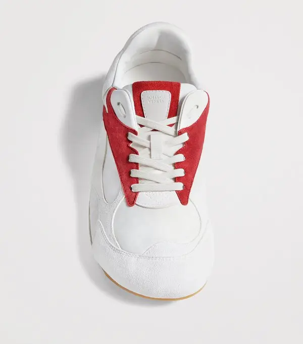 Bottega Veneta Orbit Flash Sneakers - Red