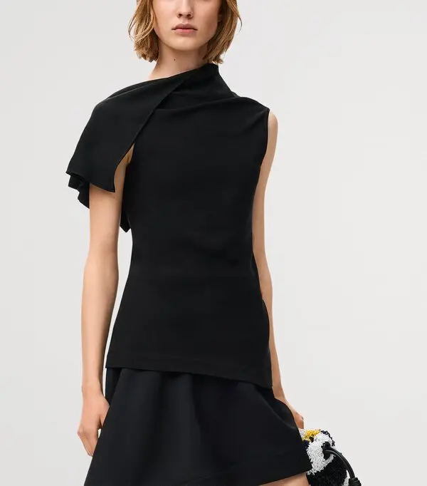 Loewe Asymmetric Draped Top