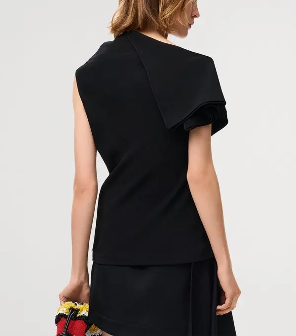 Loewe Asymmetric Draped Top
