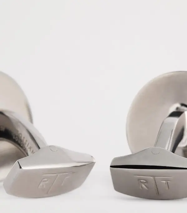 Tateossian Palladium-plated Trinity Cufflinks