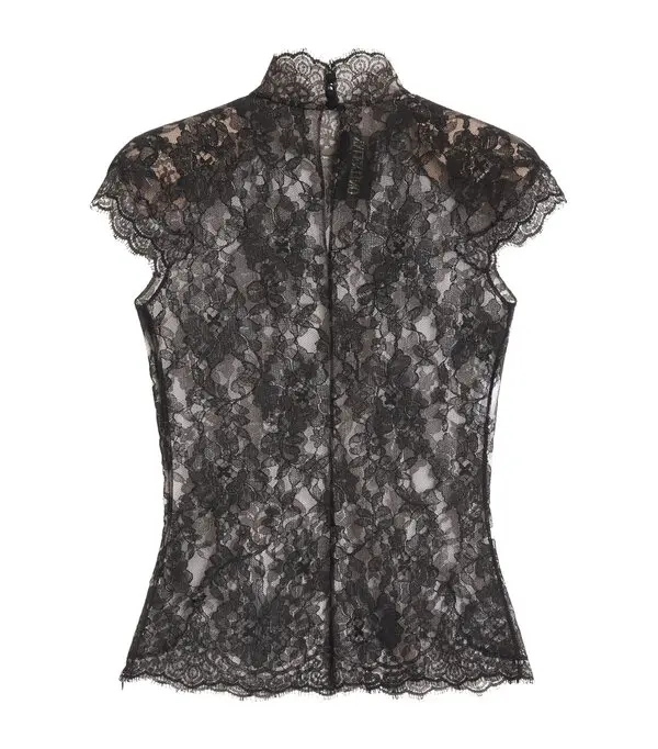 Valentino Garavani Lace High-neck Top