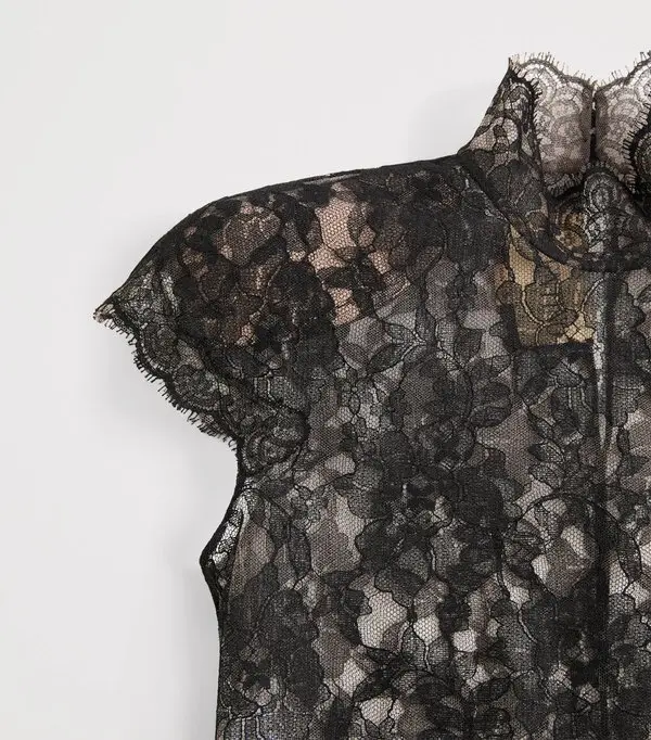 Valentino Garavani Lace High-neck Top