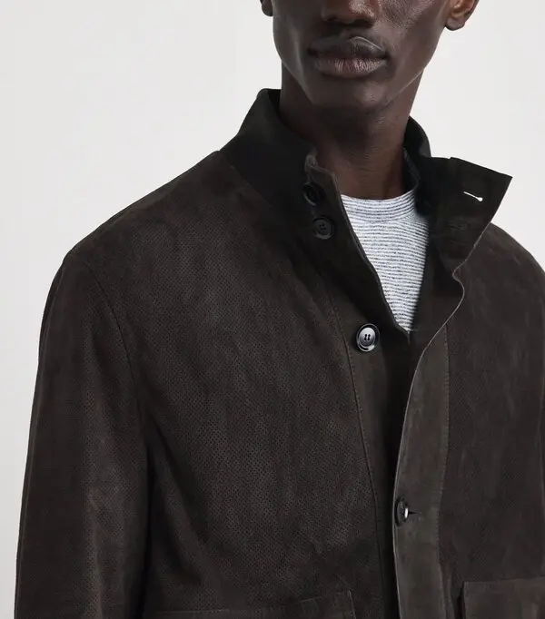 Brioni Suede 75 Bomber Jacket
