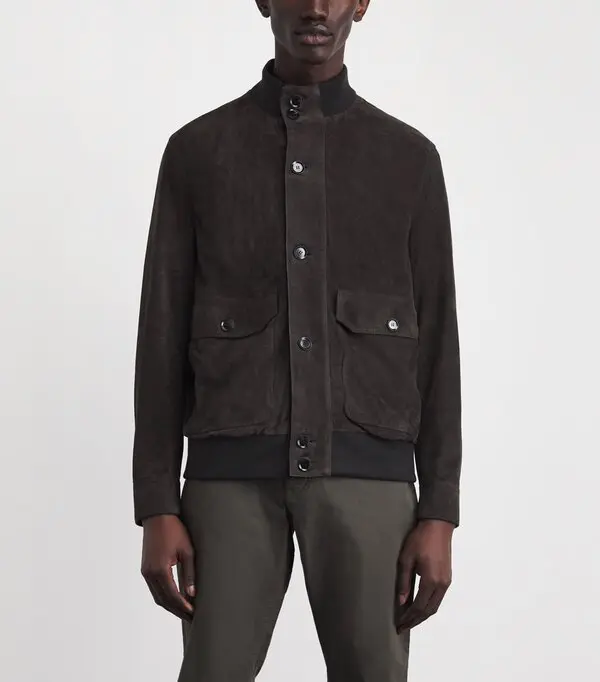 Brioni Suede 75 Bomber Jacket