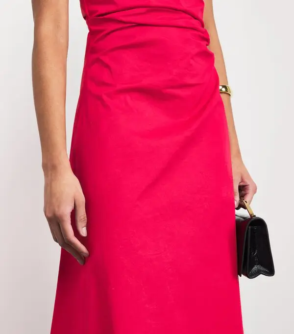 Staud Silk-blend Phare Maxi Dress