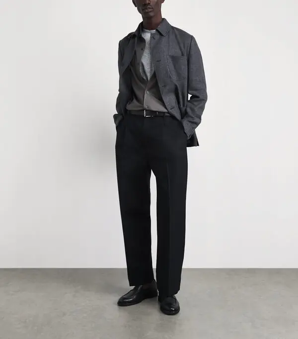 Corneliani Cotton Long-sleeve Shirt - Grey