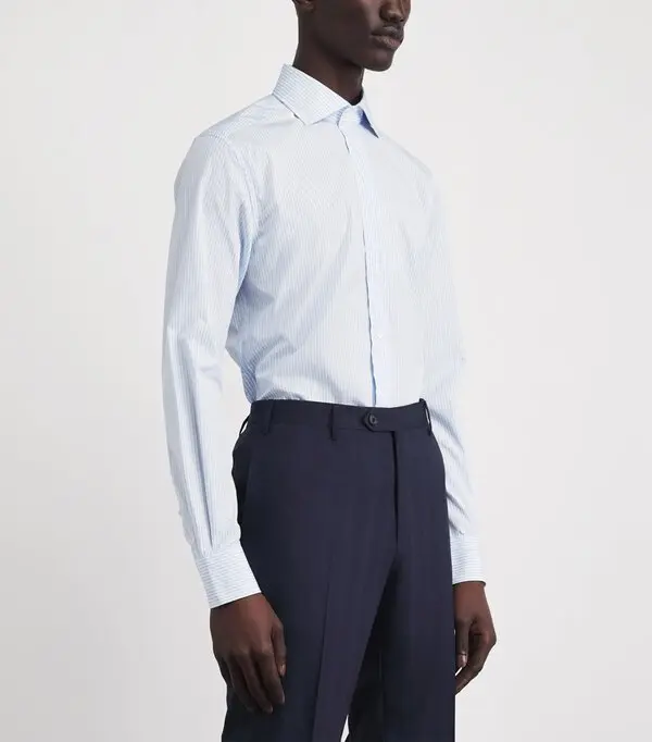 Corneliani Cotton Stripe Shirt