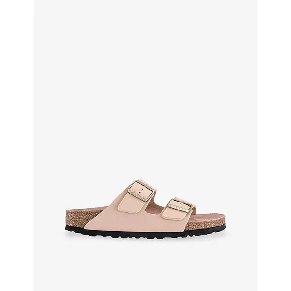 BIRKENSTOCK Arizona Two-strap Leather Sandals - New Beige Pink Clay Trip
