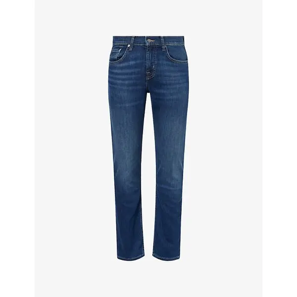 7 For All Mankind Slimmy Straight-leg Denim Jeans - Grapevine