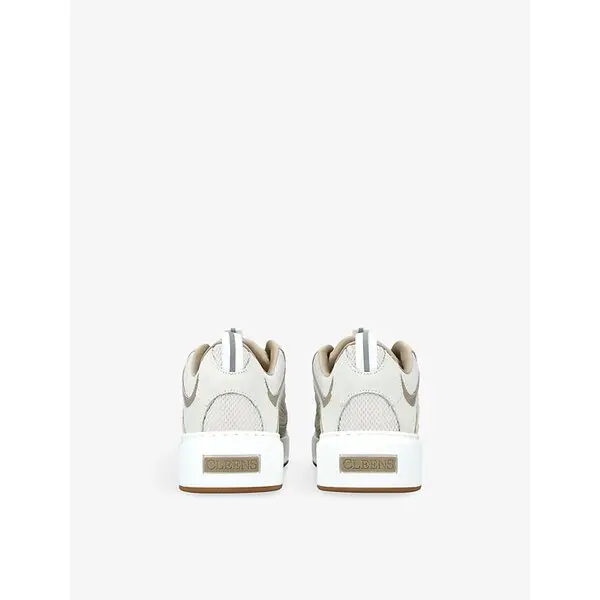 CLEENS Essential Suede And Mesh Trainers - Beige Oth
