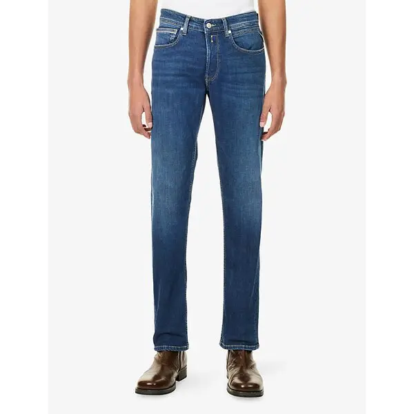 REPLAY Grover Slim-fit Denim Jeans - Dark Blue
