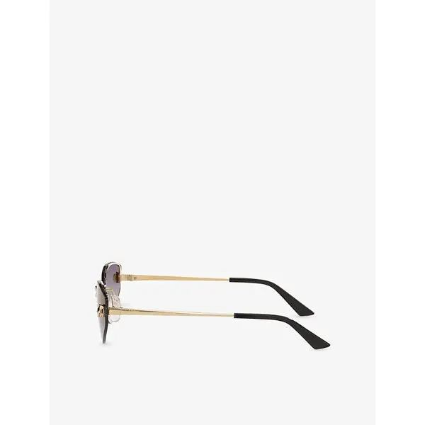 Cartier Ct0431s Cat-eye Sunglasses - Gold