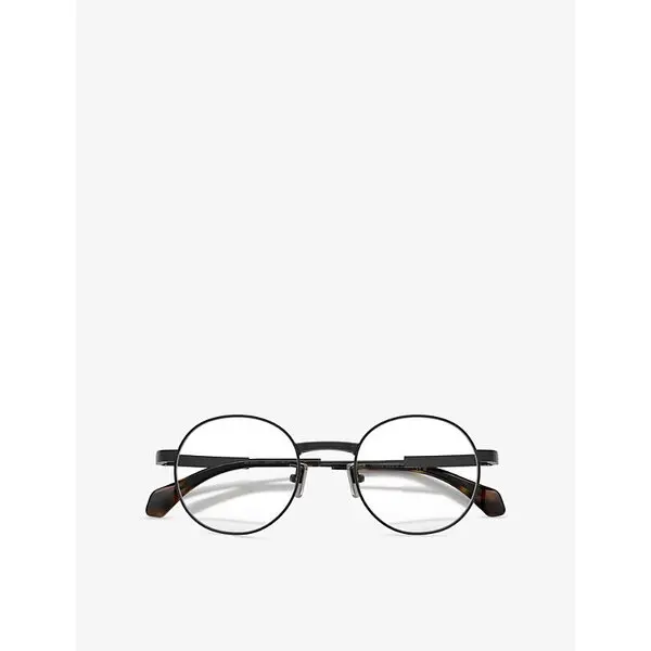 Moncler Round-frame Metal Optical Glasses