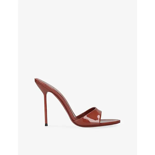 Paris Texas Lidia 105 Patent-leather Mules - Rust