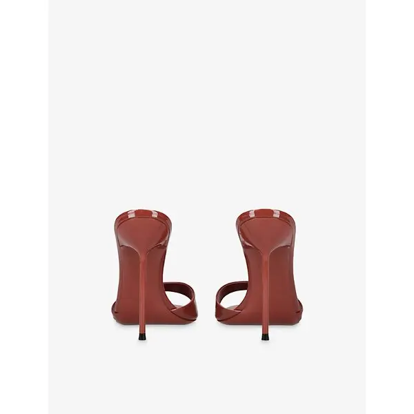 Paris Texas Lidia 105 Patent-leather Mules - Rust