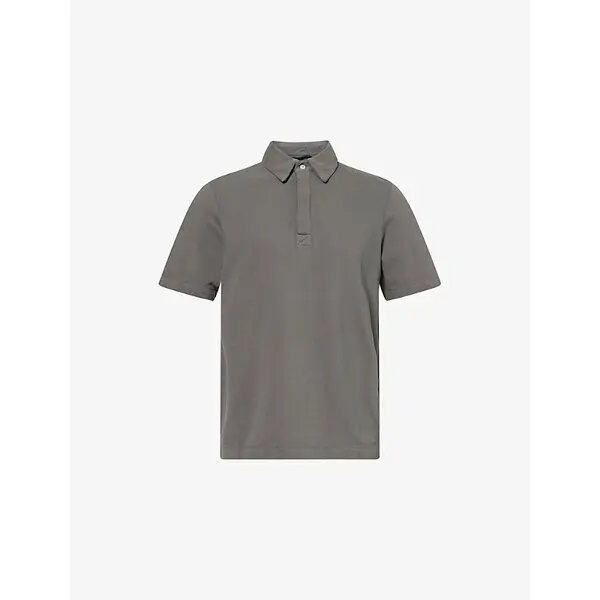 7 For All Mankind Regular-fit Short-sleeve Cotton Polo Shirt