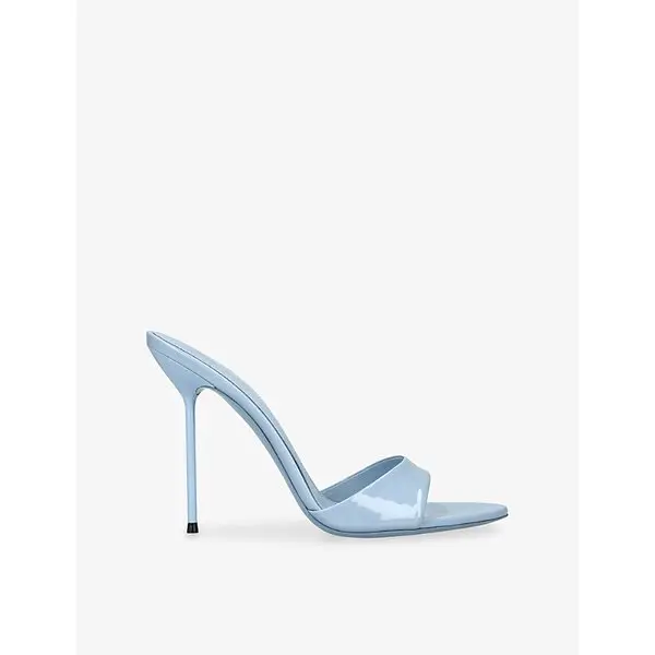 Paris Texas Lidia 105 Patent-leather Mules - Blue