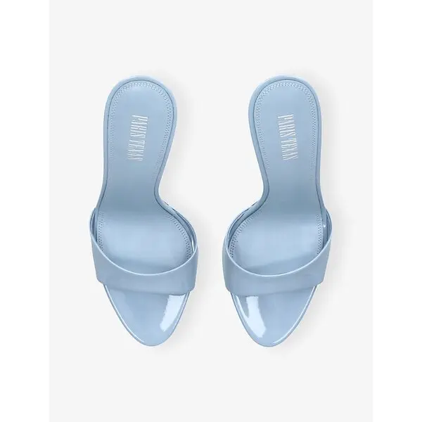 Paris Texas Lidia 105 Patent-leather Mules - Blue