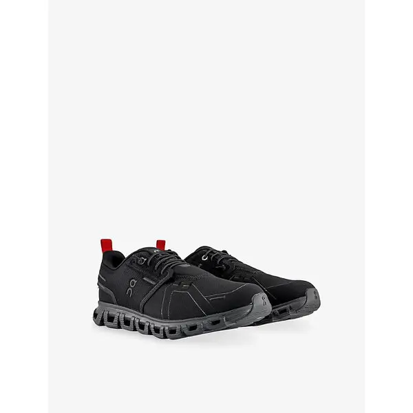 On Cloud 6 Waterproof Woven Trainers - Black Eclipse