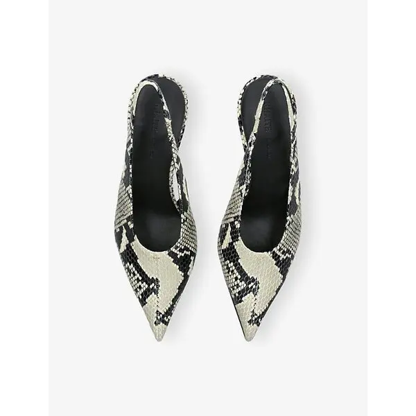 Khaite Bella 55 Leather Slingbacks - Other