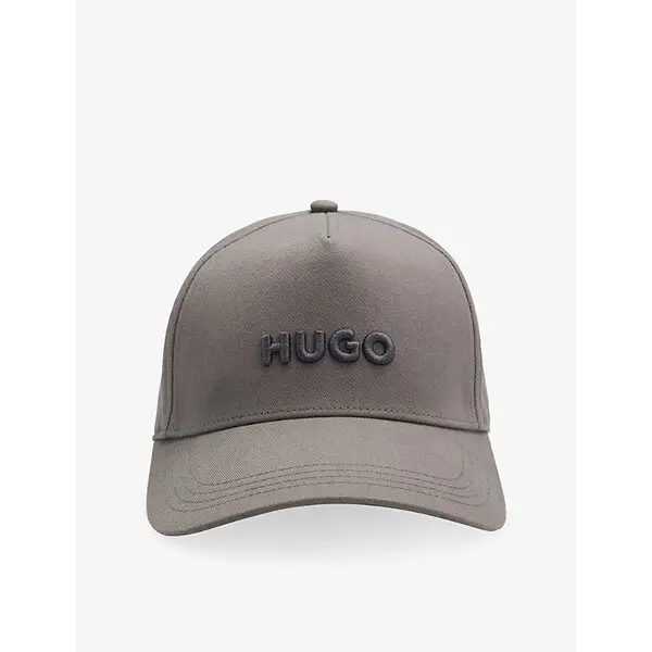 Hugo Logo-embellished Baseball Cap - Dark Grey