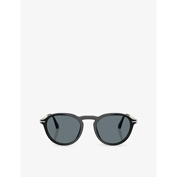 Persol Po3383s Round-frame Sunglasses - Black