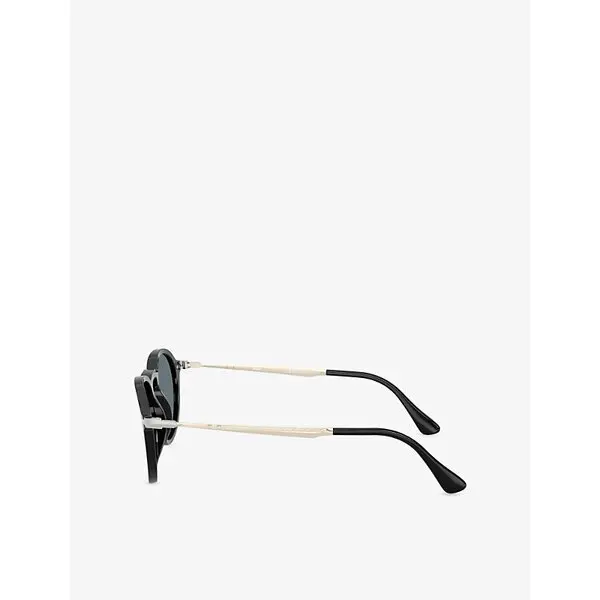 Persol Po3383s Round-frame Sunglasses - Black