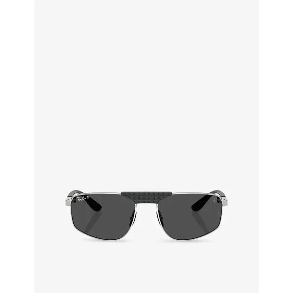 Ray-ban X Scuderia Ferrari Rb3776m Sunglasses - Silver