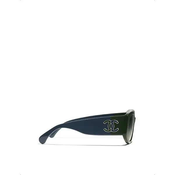 Chanel Ch5524 Oval Sunglasses - Green