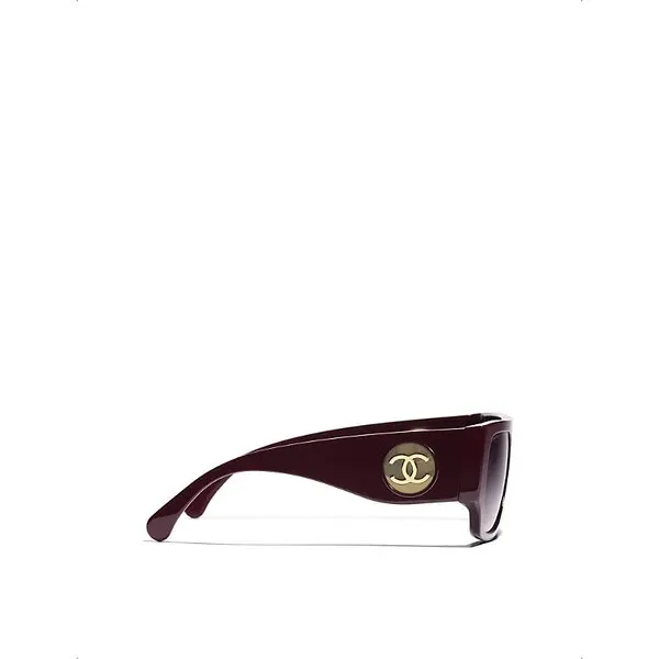 Chanel Ch5549 Square-frame Sunglasses - Red