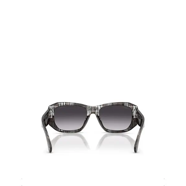 Chanel Rectangle-frame Sunglasses - Black