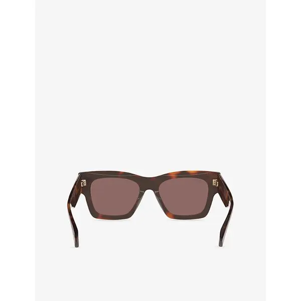 Gucci Square-frame Tortoiseshell Sunglasses - Brown