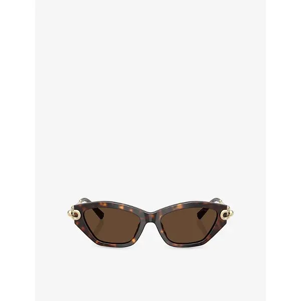 Tiffany & Co. Tf4231u Cat-eye Sunglasses - Brown