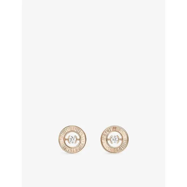 PIAGET Possession 18ct Rose-gold Diamond Stud Earrings - Pink Gold