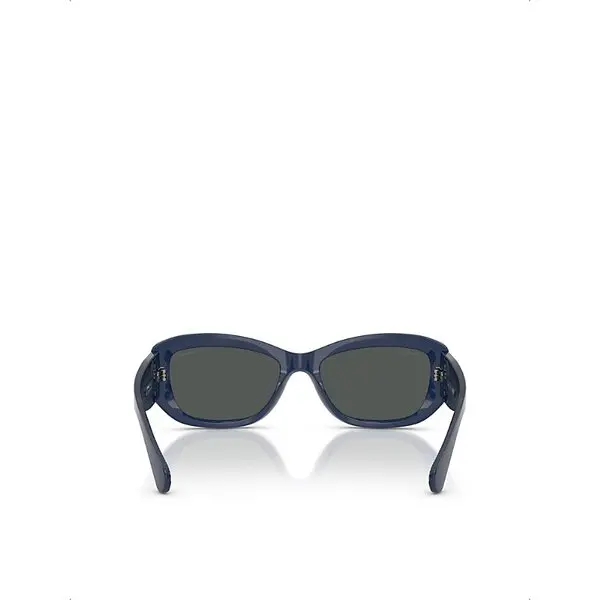 Chanel Ch5493 Rectangle Sunglasses - Blue
