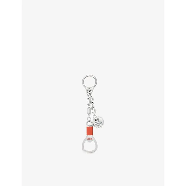 Loewe Branded Stainless-steel Bottle Opener Charm - Silver