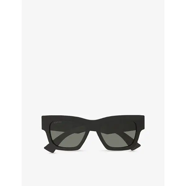 Gucci Gg1835s Square-frame Sunglasses - Black