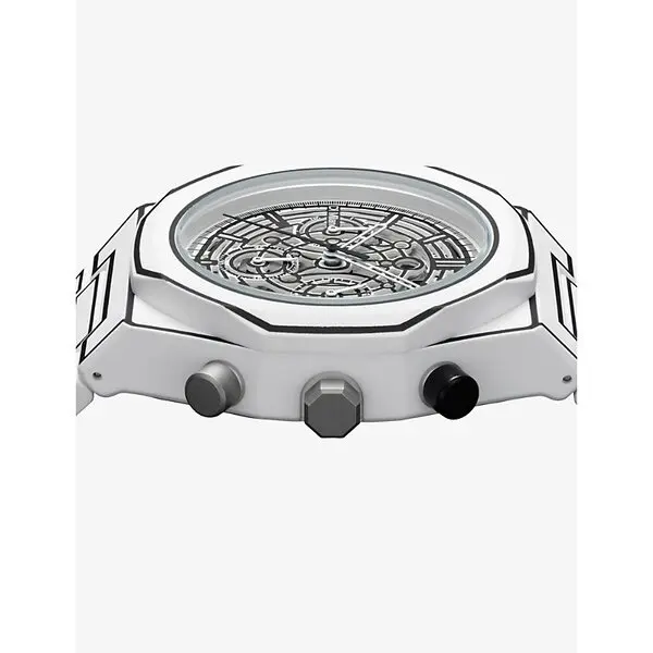 D1 MILANO Polychrono Sketch Polycarbonate Watch 40.5mm - White